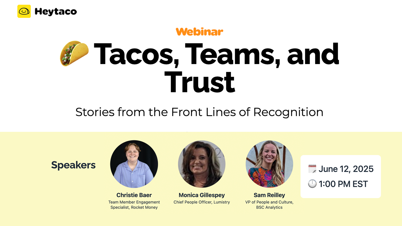 How Real Teams Use HeyTaco: Rituals, Rewards & Recognition That Work
